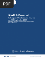 Paratus Starlink Brochure | PDF | Telecommunications | Information And Communications Technology