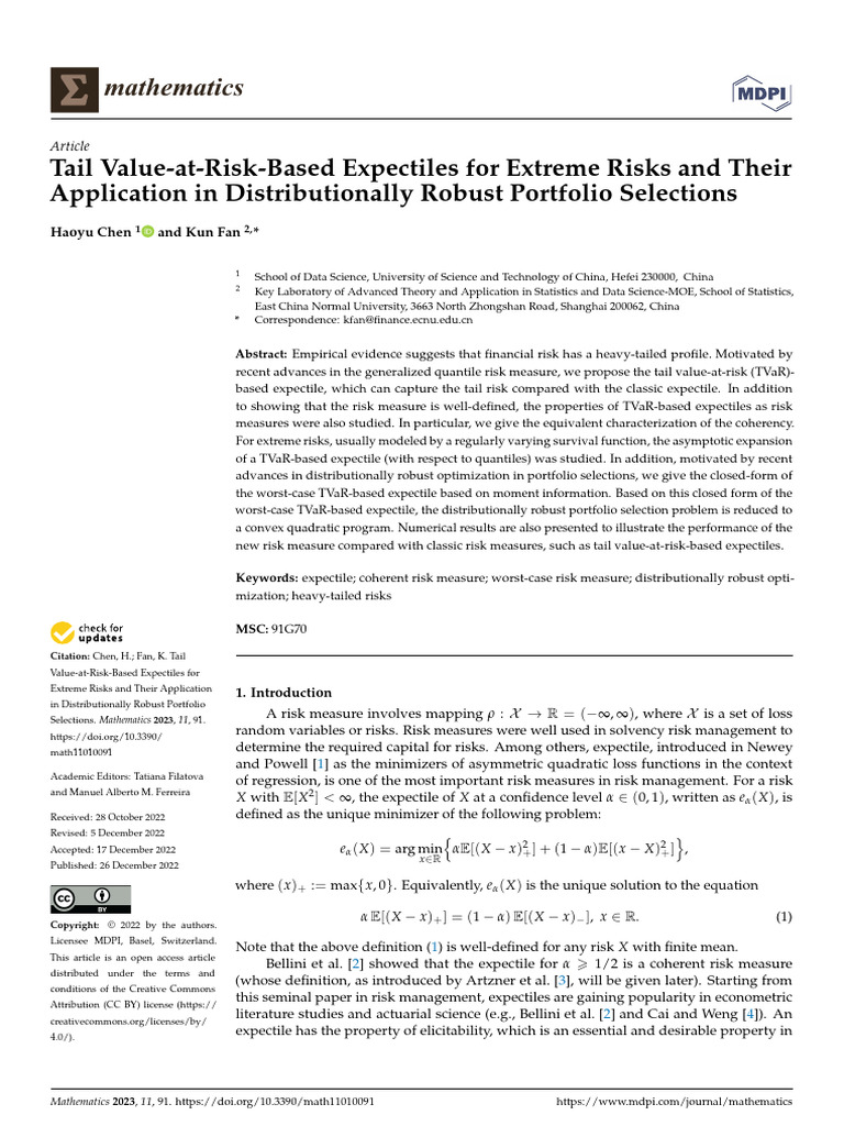 Tail Value-at-Risk-Based Expectiles For Extreme Risks and Their ...