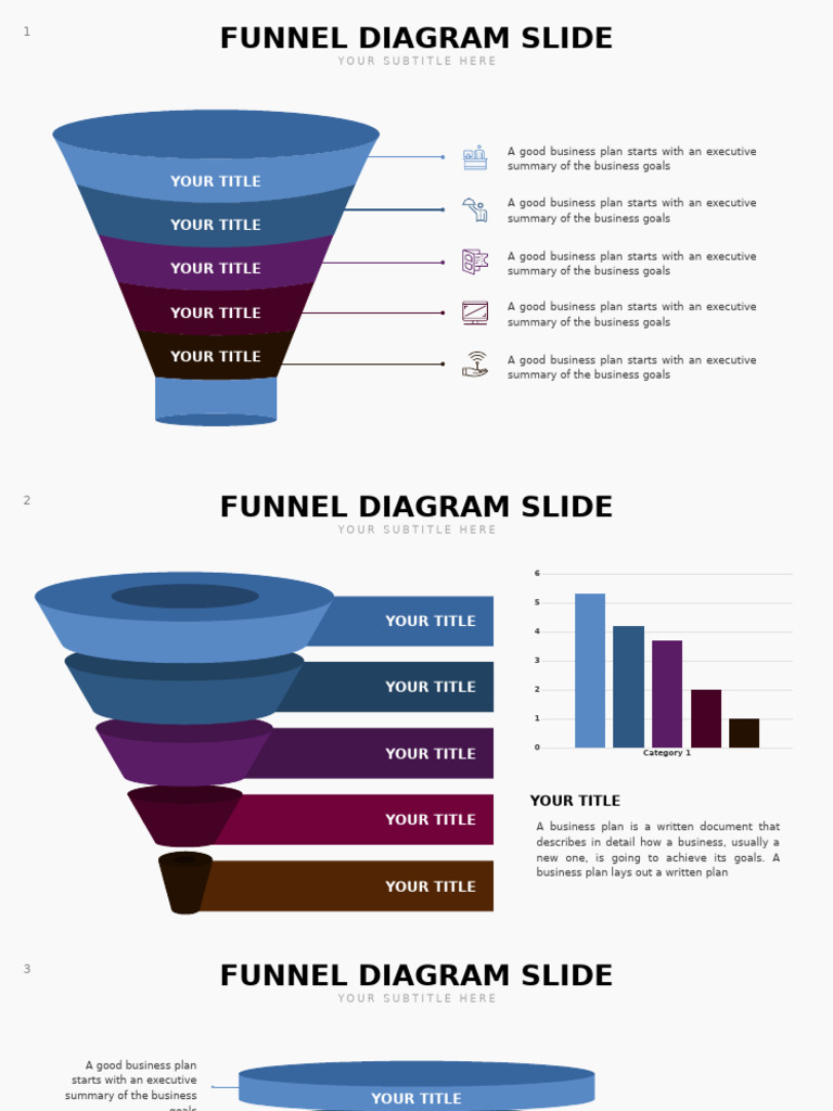 Funnel Slides V1 Google Slides Template | PDF