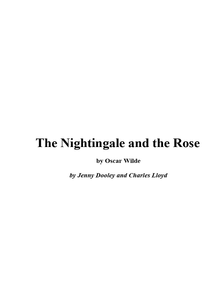 The Nightingale and The Rose English | PDF