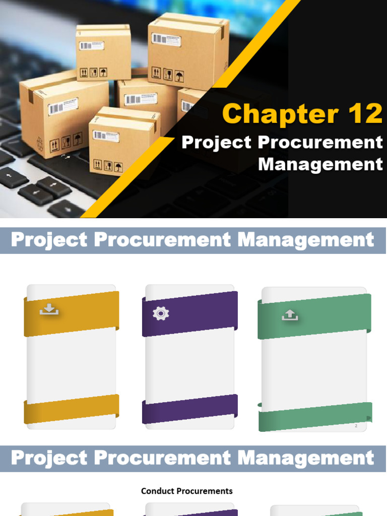 PMBOK 6th Edition 2020 - NarayanDas Ch12 | PDF | Procurement | Project Management