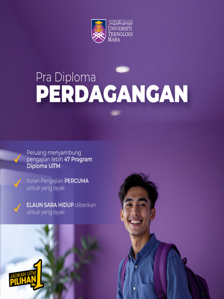 Poster Program Pra Diploma Perdagangan 2025 | PDF
