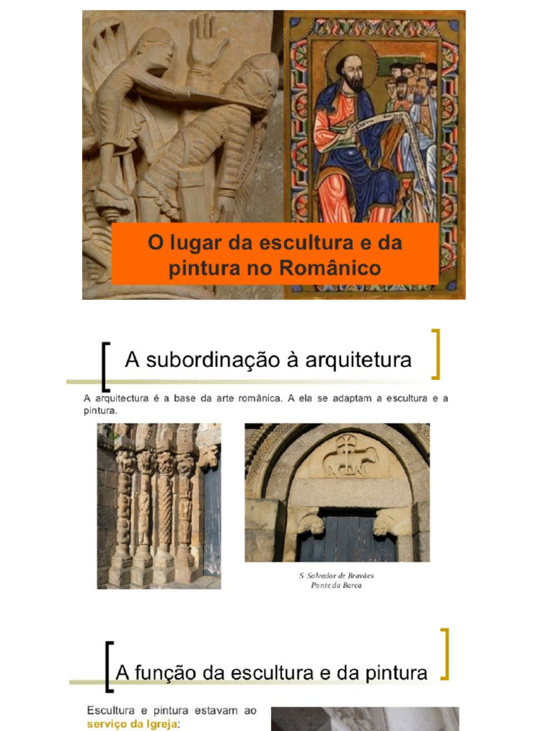 Apresentação 2 - Escultura e Pintura | PDF