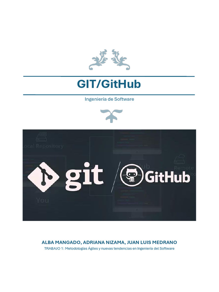 Informe GIT&GitHub | PDF | Control de versiones | Informática