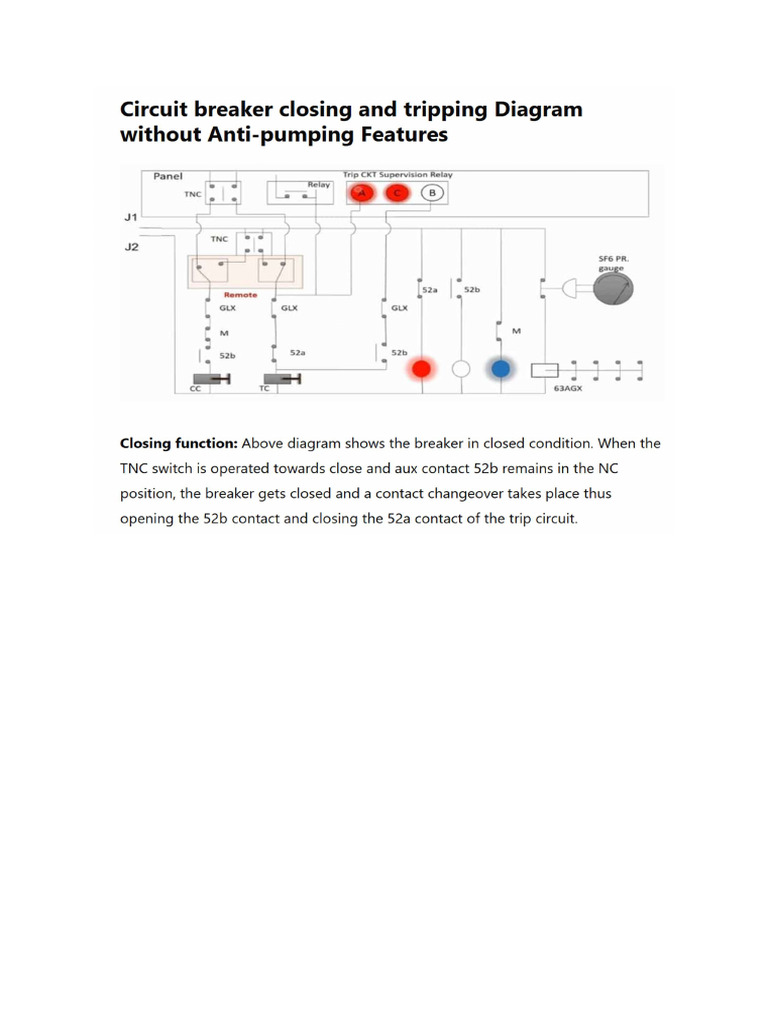 Anti Pumping Relay Explaination | PDF