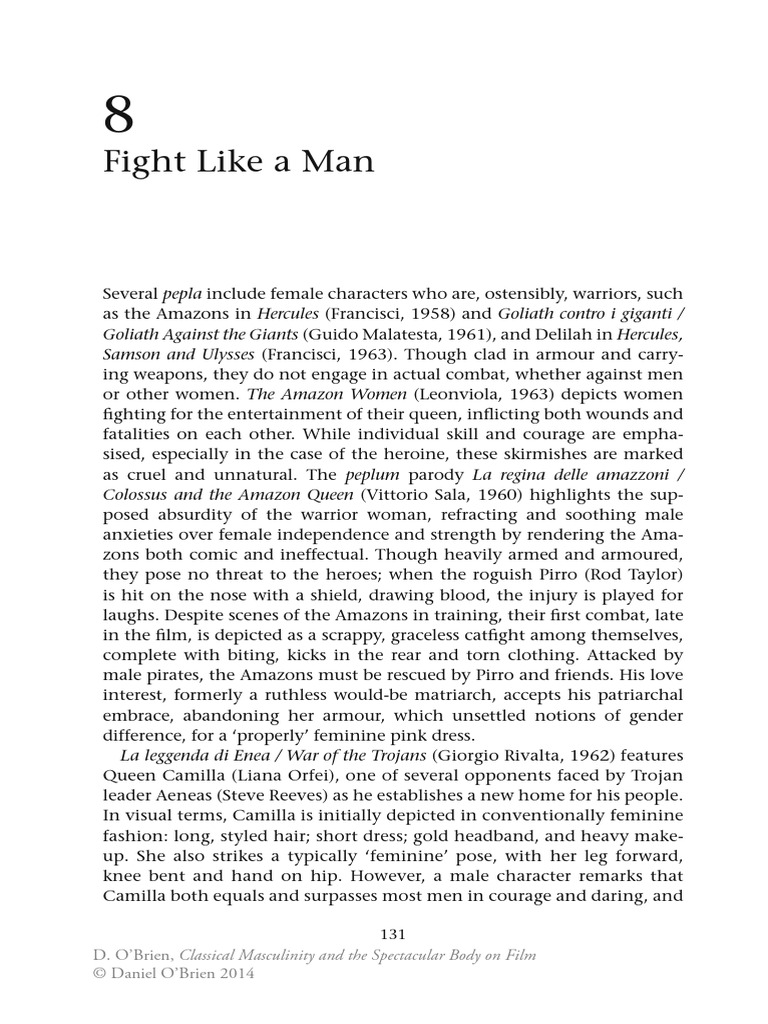 Fight Like A Man | PDF | Conan The Barbarian