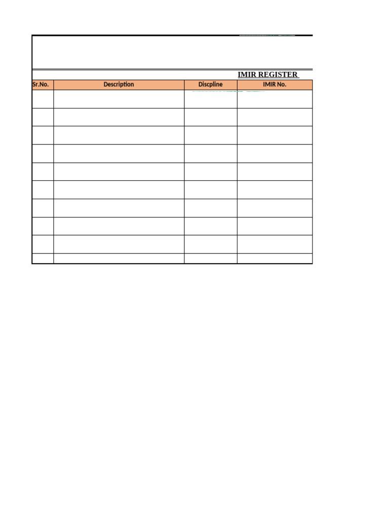 IMIR Log - MISPL | PDF