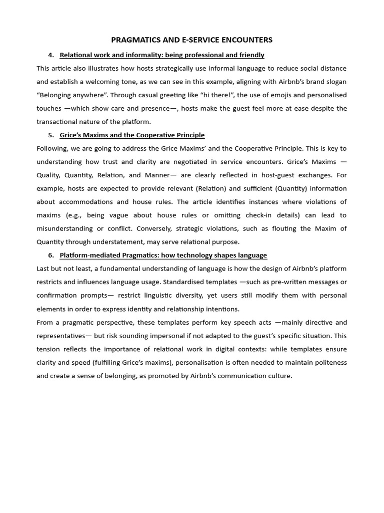 Presentación Pragmatics | PDF