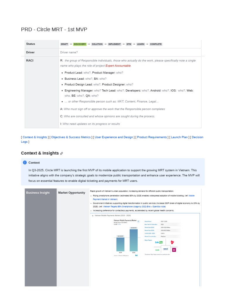 PM-PRD - Circle MRT - 1st MVP | PDF | Password | Login