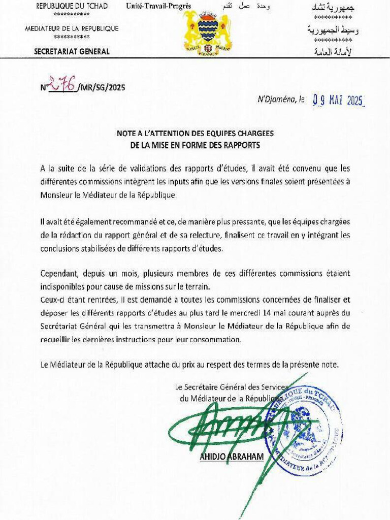 Circulaire Rapports | PDF