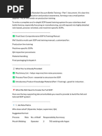 Manufacturing SOP Template | PDF
