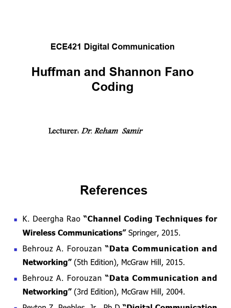4 Huffman and Shannon Fano Coding | PDF | Data Compression | Algorithms