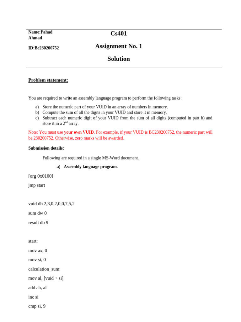 Spring 2025 - CS401 | PDF