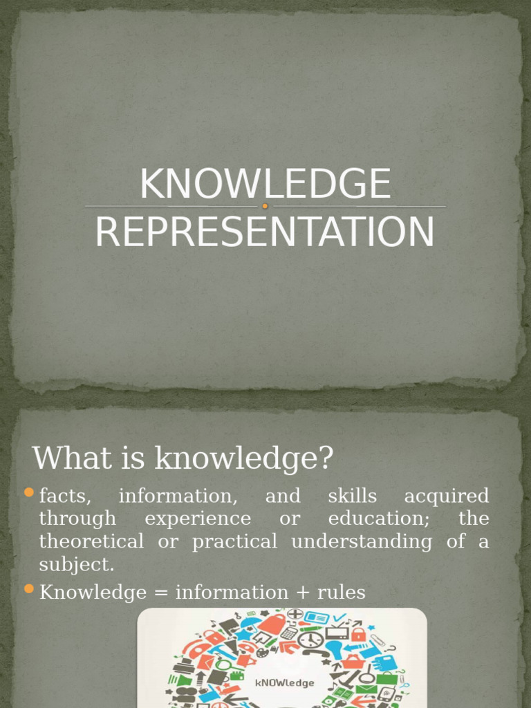 Knowledge Representation | PDF | Knowledge | Artificial Intelligence