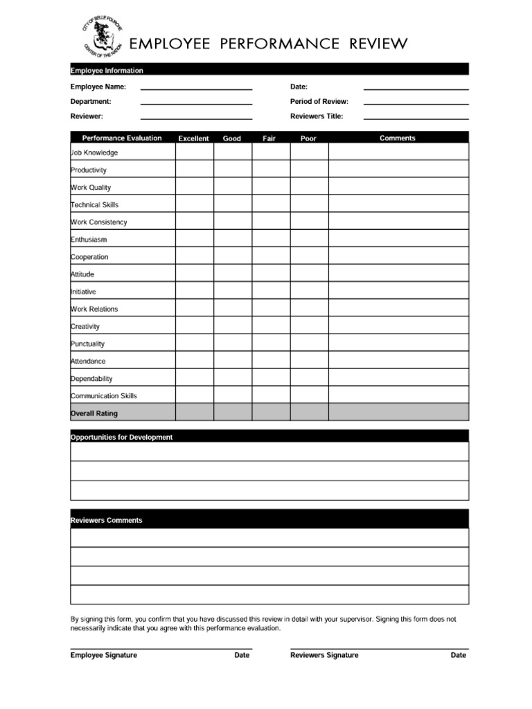 Emp. Performance Review | PDF
