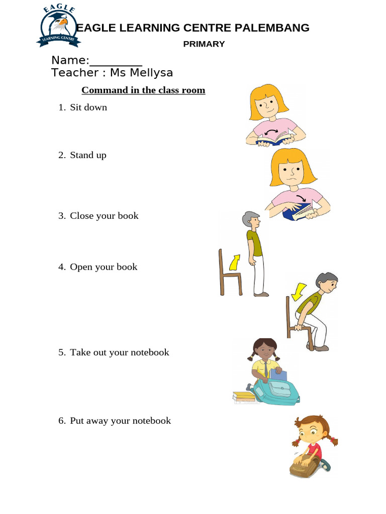Worksheet English P1 SPH Ms Mellysa | PDF