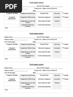 A Sample Record of Work Format | PDF