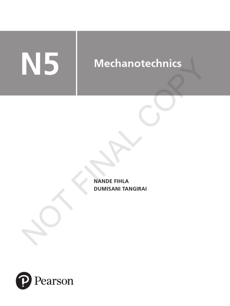 Mechanotechnics N5 | PDF | Belt (Mechanical) | Elevator