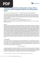 Unexpired Risk Reserve in Non-Life Insurance | PDF | Insurance | Actuary