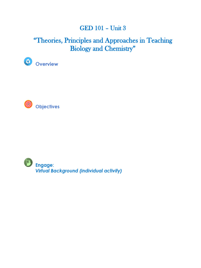 GED-101-Unit-3 Final | PDF | Constructivism (Philosophy Of Education) | Learning Styles