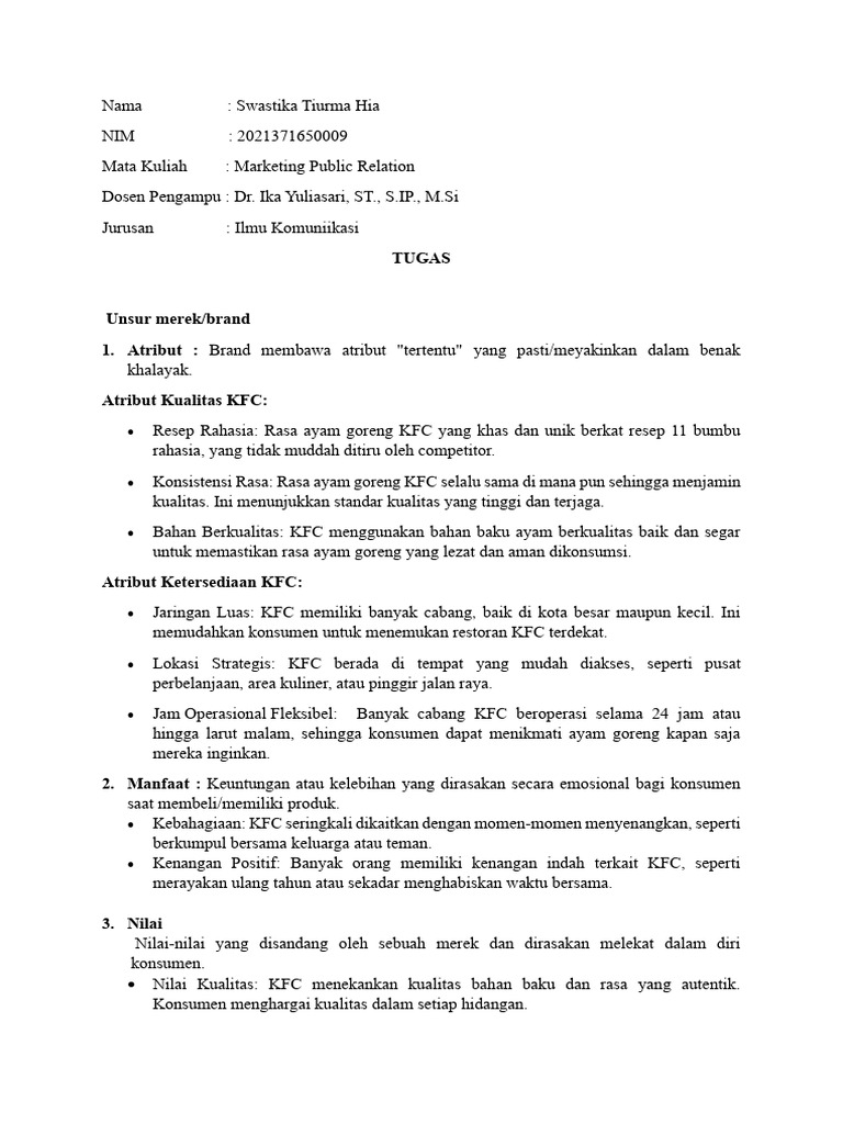 Tugas MPR Unsur Merek Swastika Smt7 | PDF