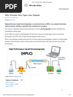 HPLC Column: Instructions | PDF | High Performance Liquid ...