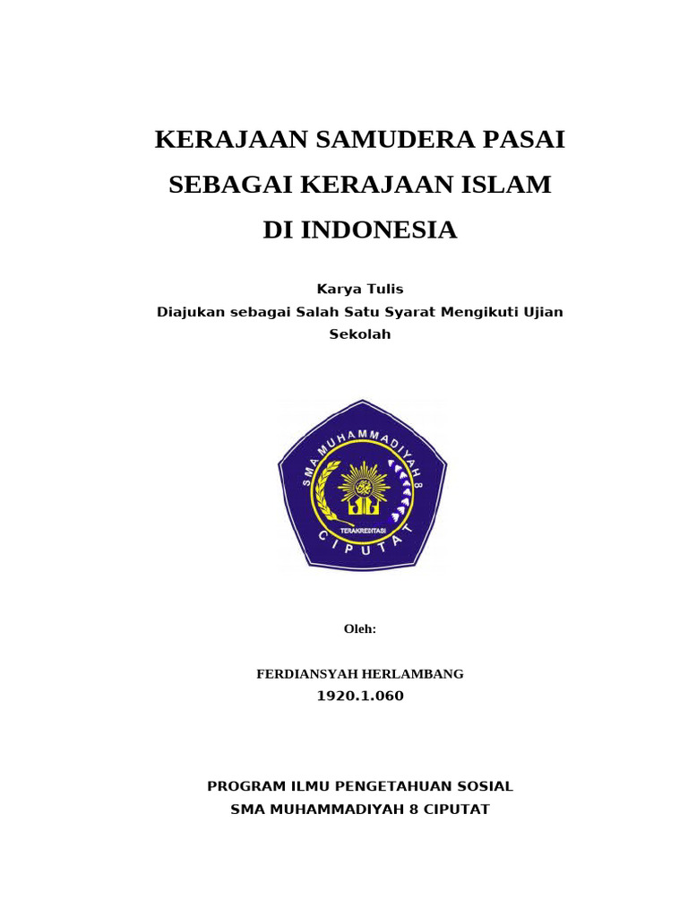 Sejarah Kerajaan Samudera Pasai | PDF