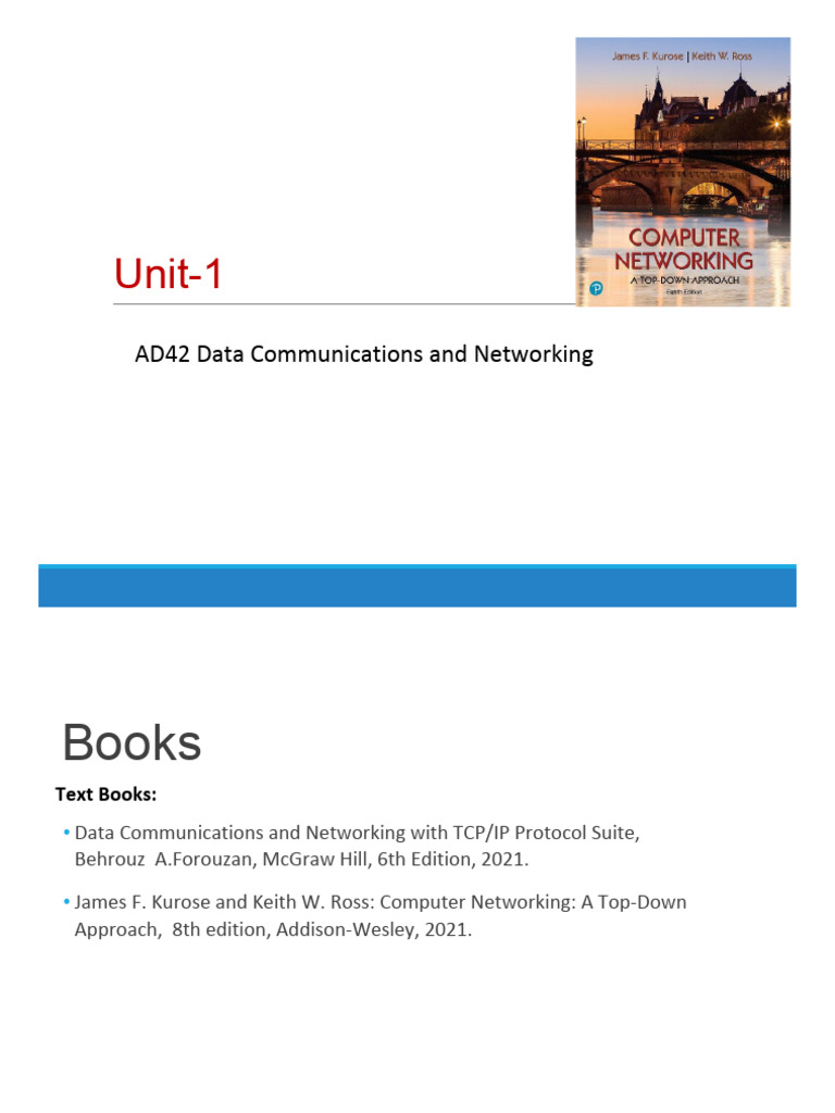 Data Communication: FUNDAMENTALS & PHYSICAL LAYER | PDF | Network Topology | Osi Model