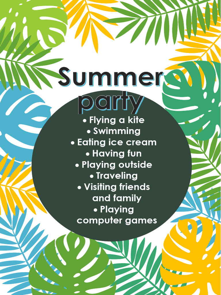 Summer Party | PDF