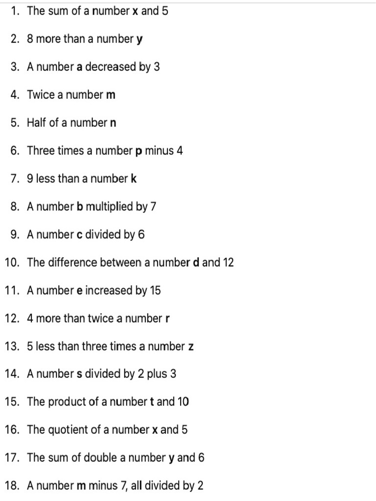 Forming Expressions | PDF