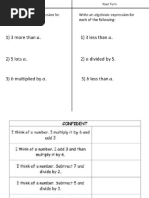 Think of A Number 1 | PDF | Mathematics | Elementary Mathematics