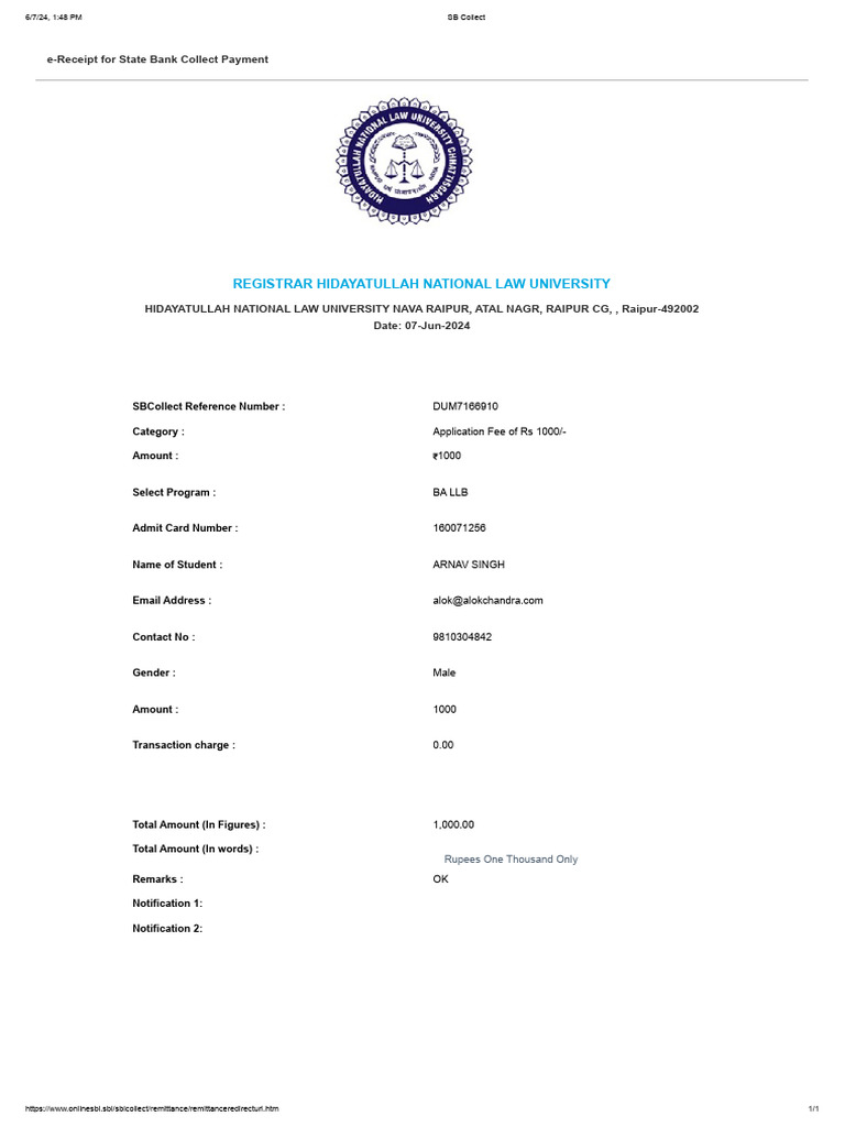 SB Collect-HNLU | PDF