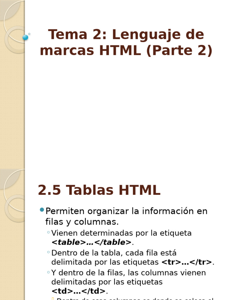 HTML-Parte 2 | PDF | Redes | Internet y web