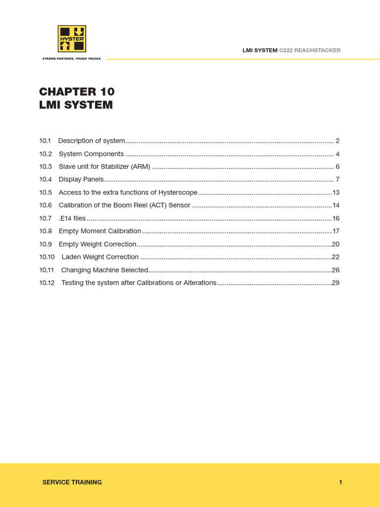 H - 10 - ST C222 ReachStacker - LMI System en 2mm Afl | PDF | Pressure ...