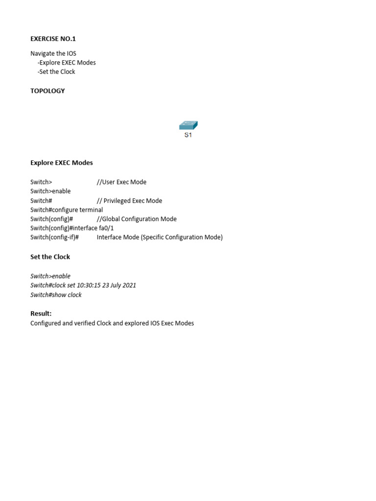 CN1-Exercise No.1 | PDF