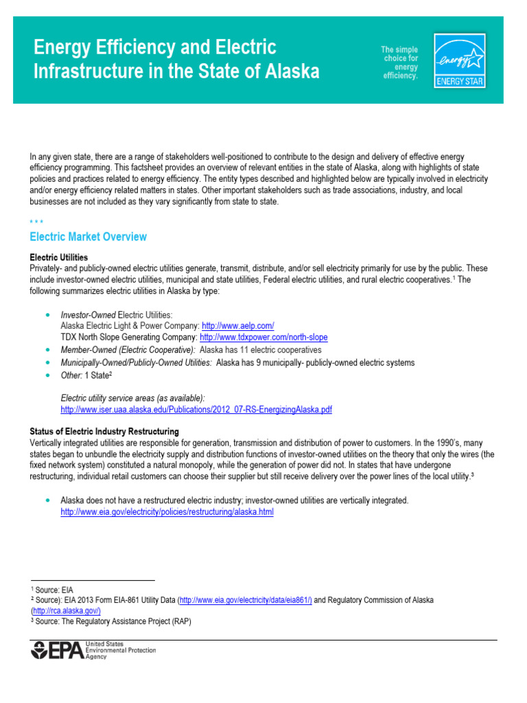 Alaska Energy Efficiency Overview | PDF | Public Utility | Economies