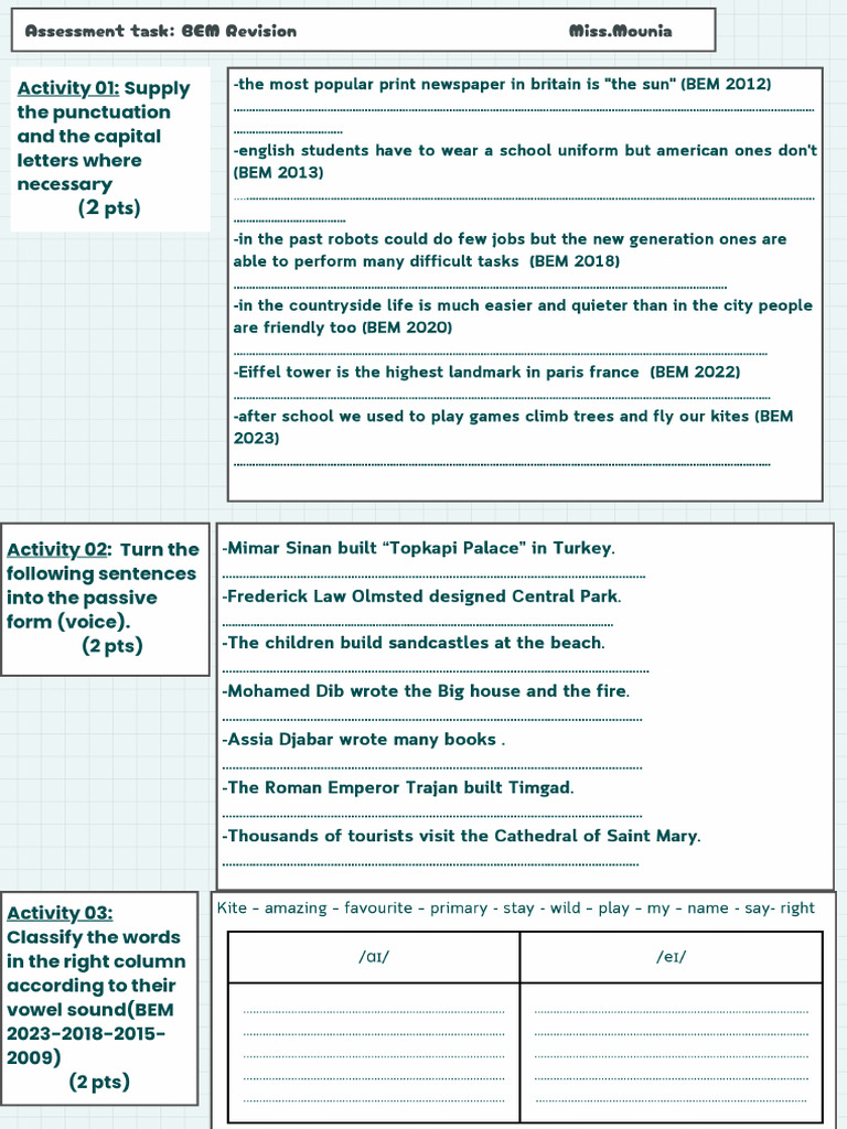 PMI Assessment Self Reflection of | PDF