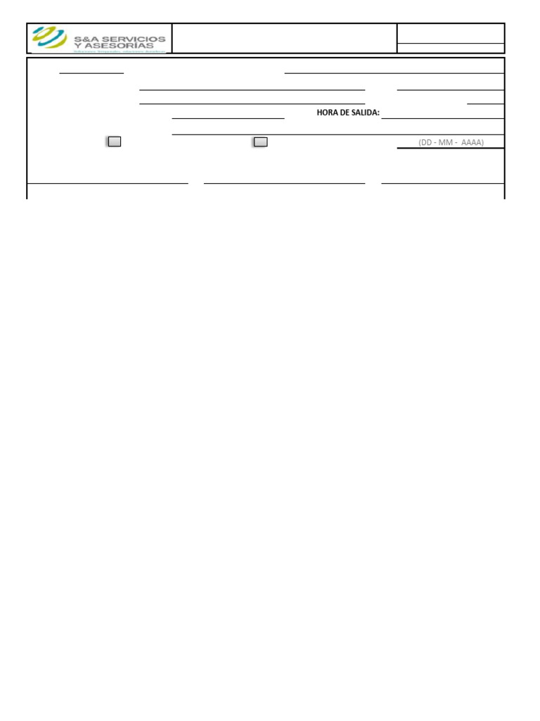 JUR-FOR-003 Solic Permiso SYA ... | PDF