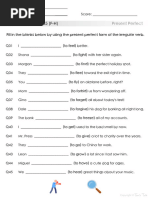 Brown's MLU Stages and Ranges Chart | PDF | Verb | Language Families