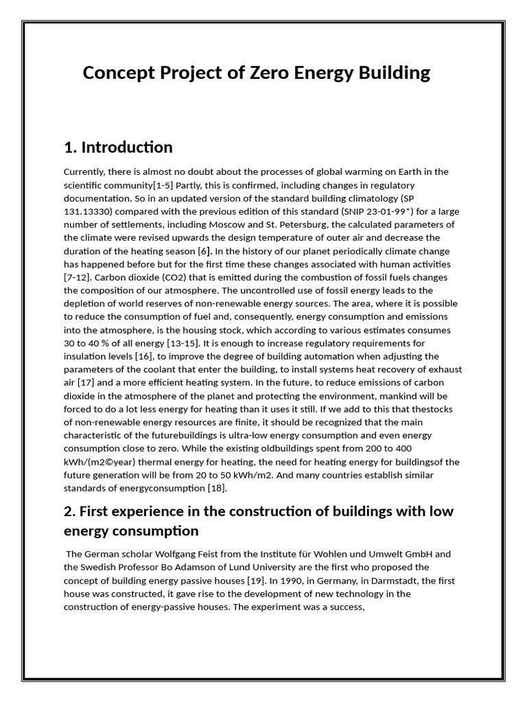 Zero Energy Building Project Overview | PDF | Building Engineering ...