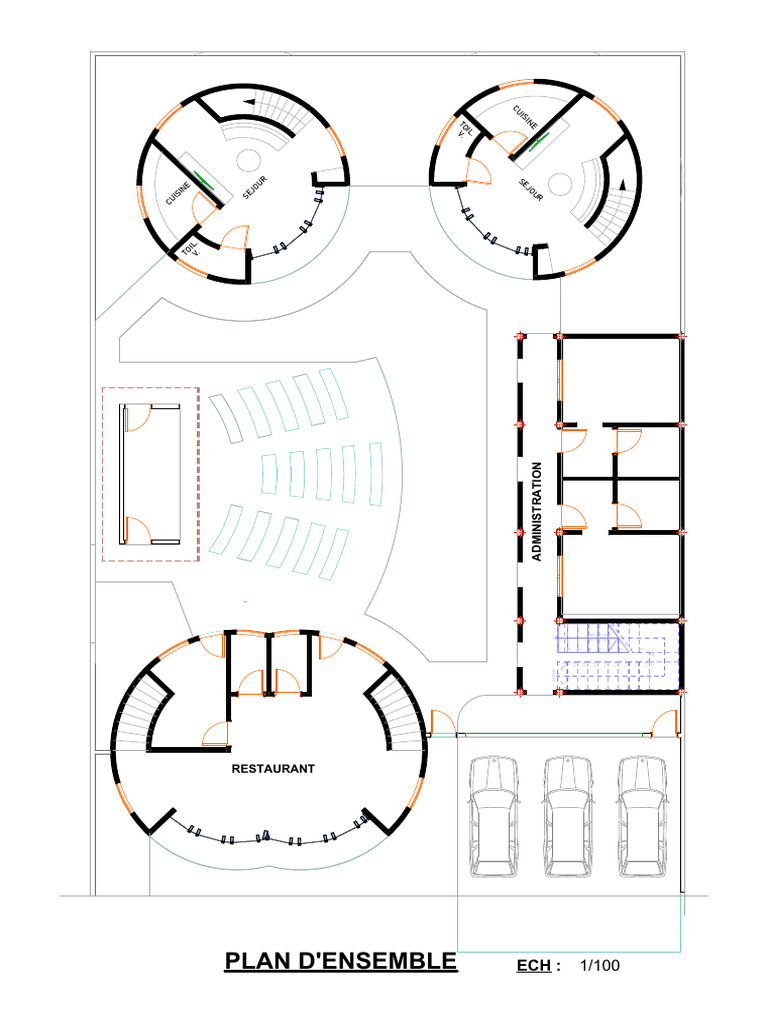 Plan D'ensemble Centre Culturel Et Artistique V0-1 | PDF