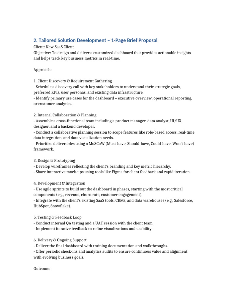 Tailored_Solution_Development_Proposal | PDF