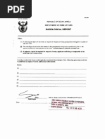 Home Affairs Medical Certificate BI-811 | PDF | Human Diseases And ...