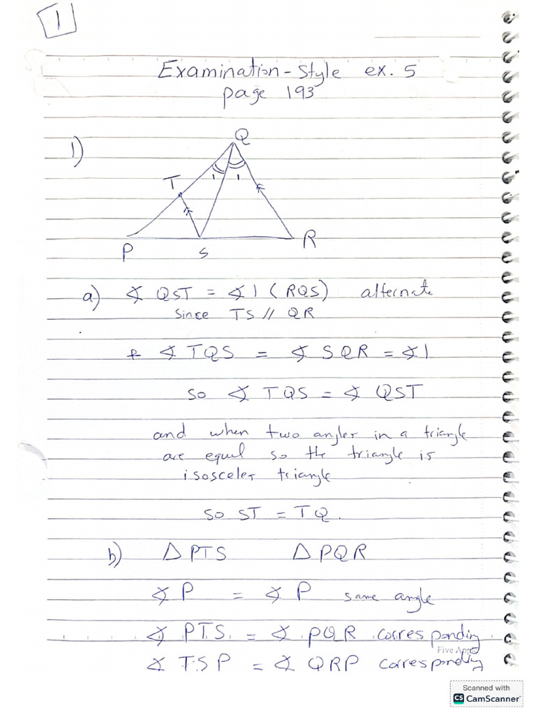 Examination Style CH 5 | PDF