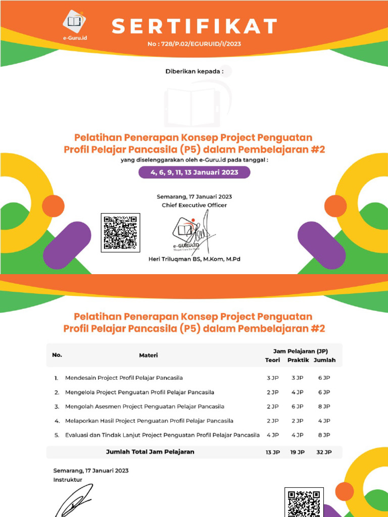 Sertifikat - Nova Arma Reski S.pd. | PDF