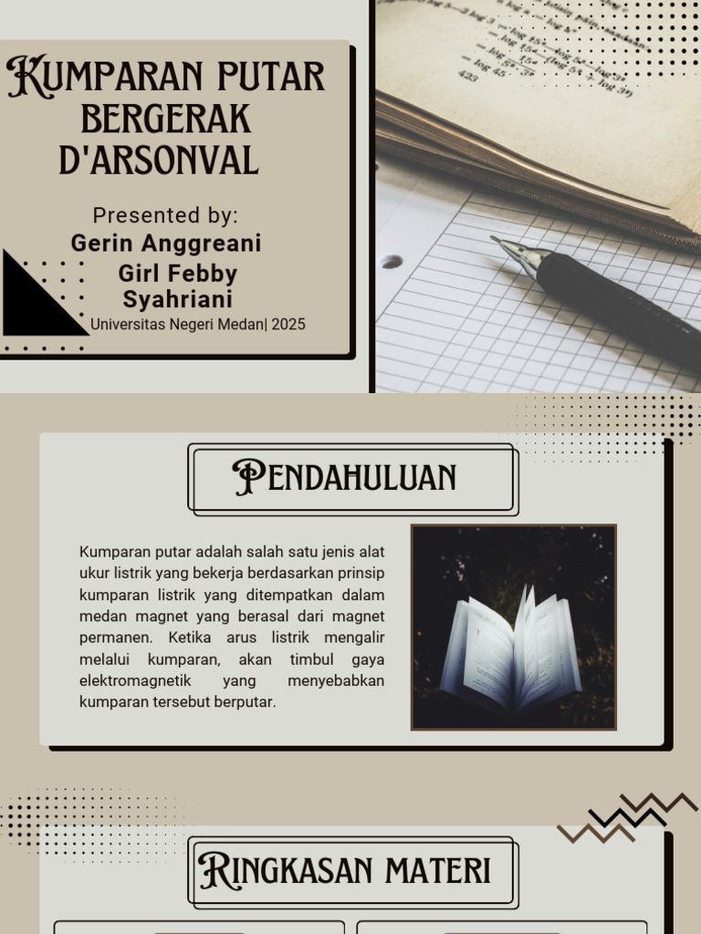 Kumparan Putar D'Arsonval dalam Alat Ukur Listrik | PDF