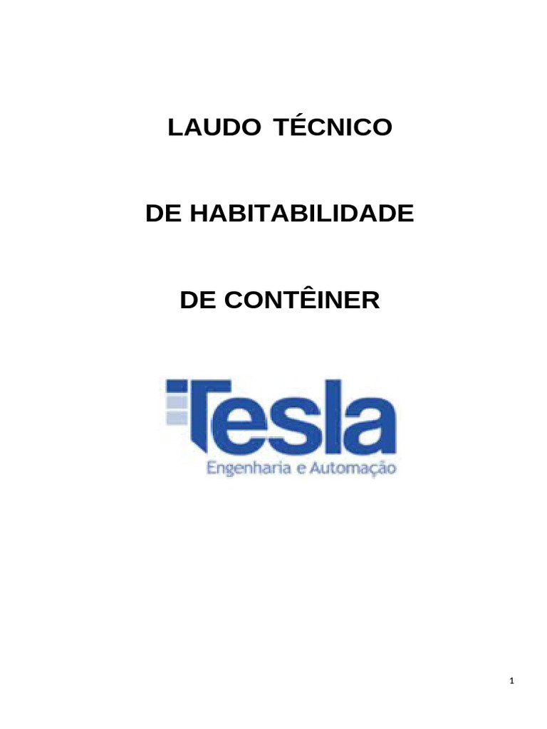 Laudo Container2 | PDF
