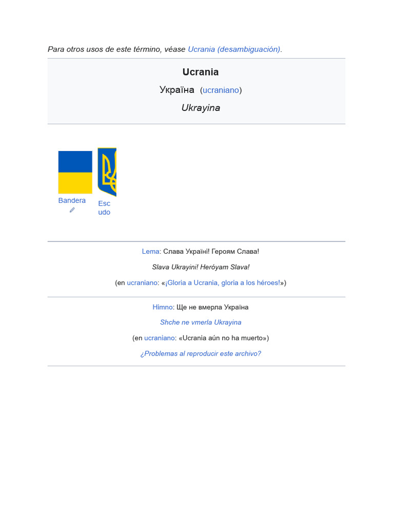 UCRANIA | PDF | Ucrania | Viktor Yanukovich