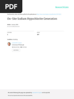 On-Site Electrochlorination System Guide | PDF | Chlorine ...