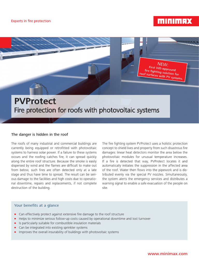 Fire Protection for PV Roof Systems | PDF | Photovoltaic System ...